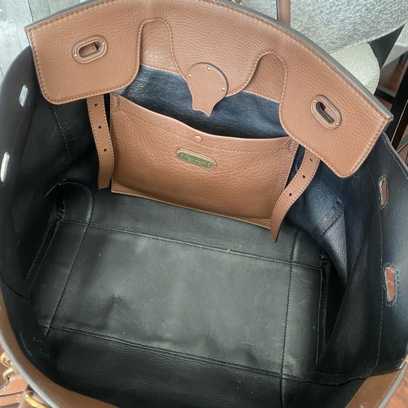 Ralph Lauren | Bags | Ralph Lauren Burnished Soft Ricky 33 | Poshmark